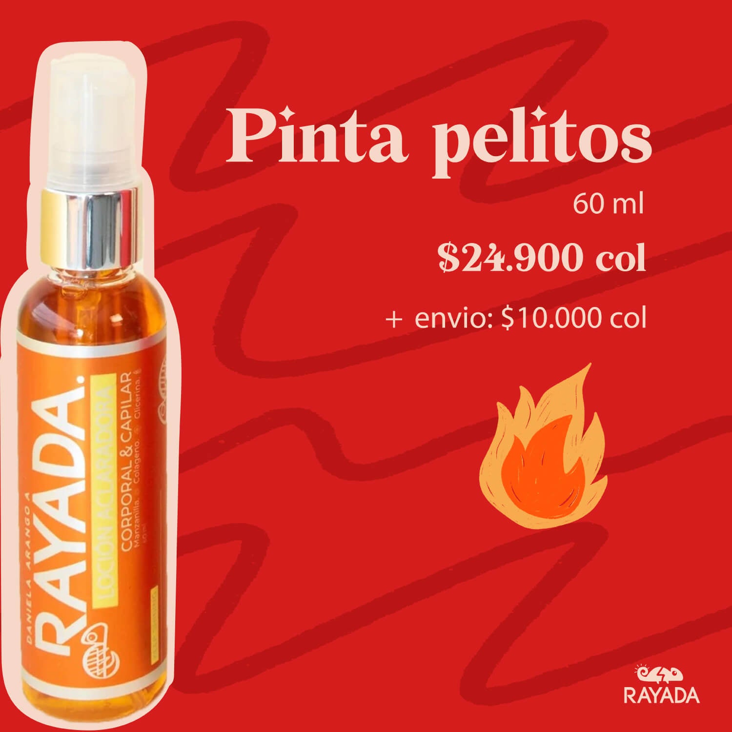 Pinta pelitos – RAYADA